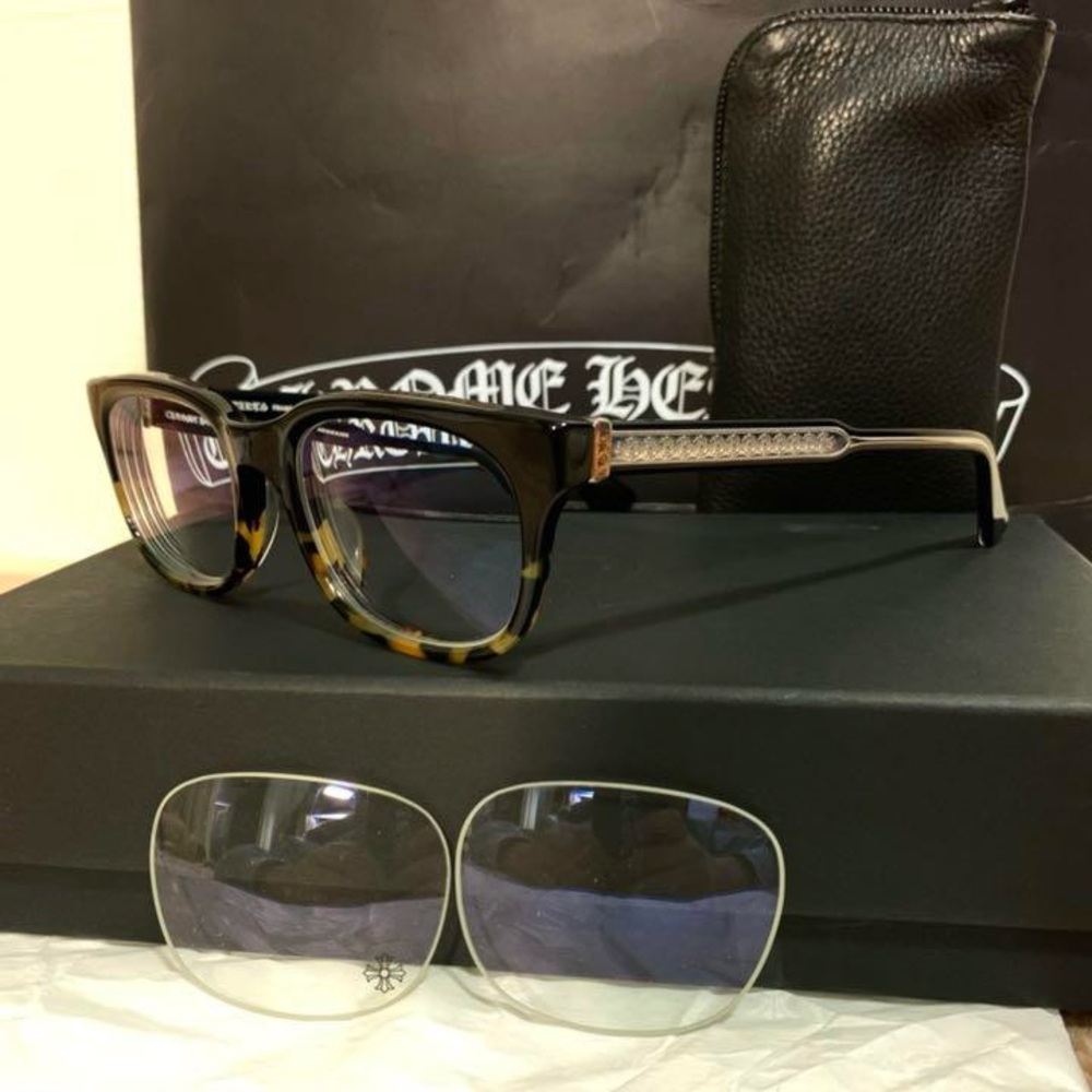 Chrome Hearts Cranker Glasses, Demo Lenses Included; … - Gem